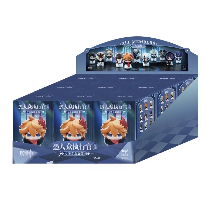 Коллекционная фигурка Genshin Impact Fatui Harbinger Mihoyo 9pcs box