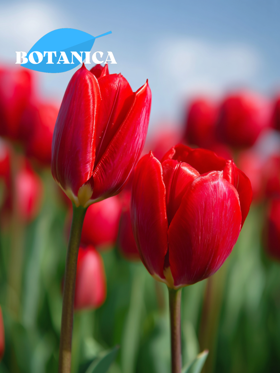 Луковицы цветов, botanica garden, Тюльпан Ред Пуриссима 3 штуки (красный)