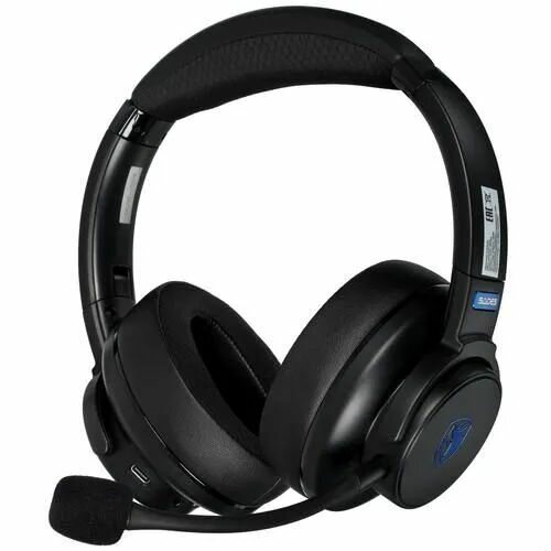 Беспроводные, проводные наушники Sades SA-202 Runner, черный