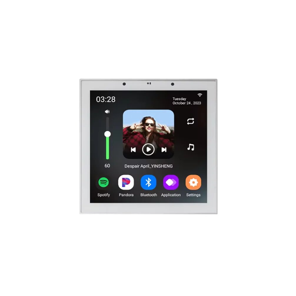 Музыкальный плеер AEVYKVV, Android 11, 4 дюйма, White 4X20W