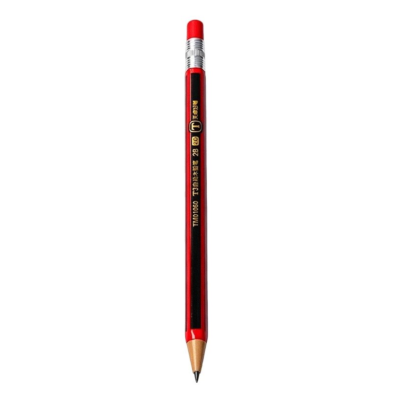 Механические карандаши hopk, набор из 1-42 шт, 2B, пластиковые Красный, 1Pcs red