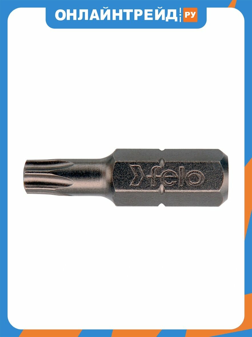 Бита Felo Torx TR 20x25 серия Industrial, 10 шт 02720010