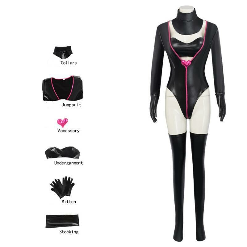 Hotel angel dust leather style cosplay suit for cosplay conventions and events xs