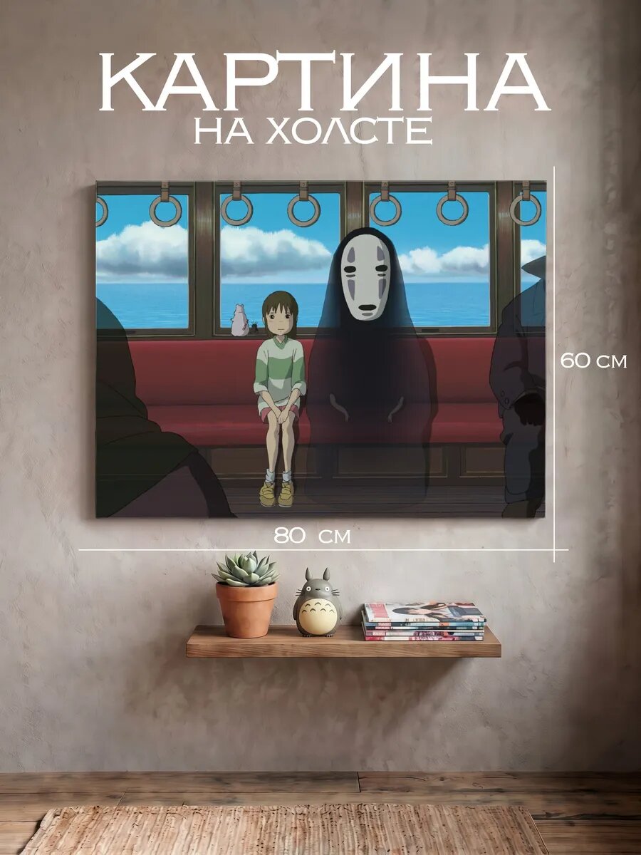 Картина аниме на холсте