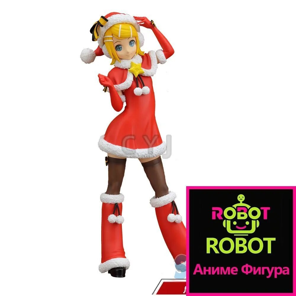 SEGA Аниме фигура/Super Premium Figure Hatsune Miku Project DIVA Arcade Future Tone Kagamine Rin Christmas/ROBOT