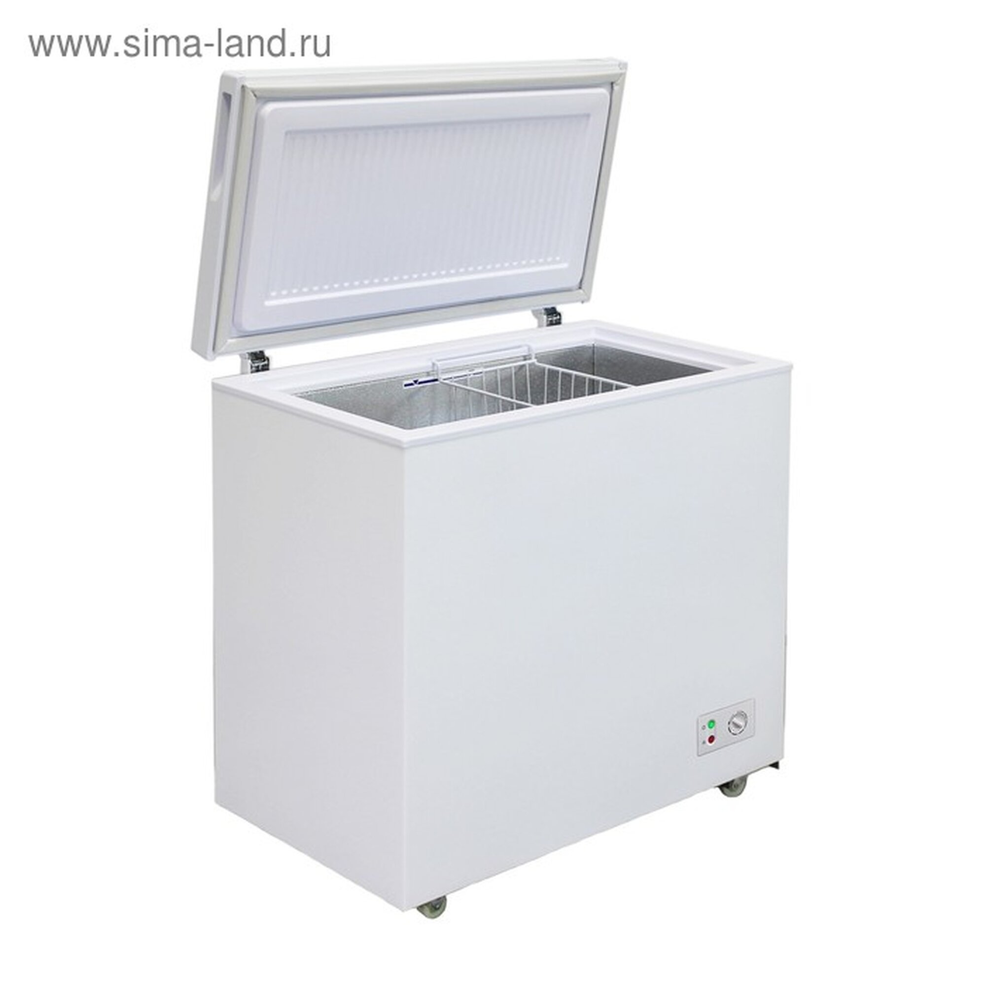 Морозильный ларь «Бирюса» 210КХ, 200 л, 1 корзина, глухая крышка, белый