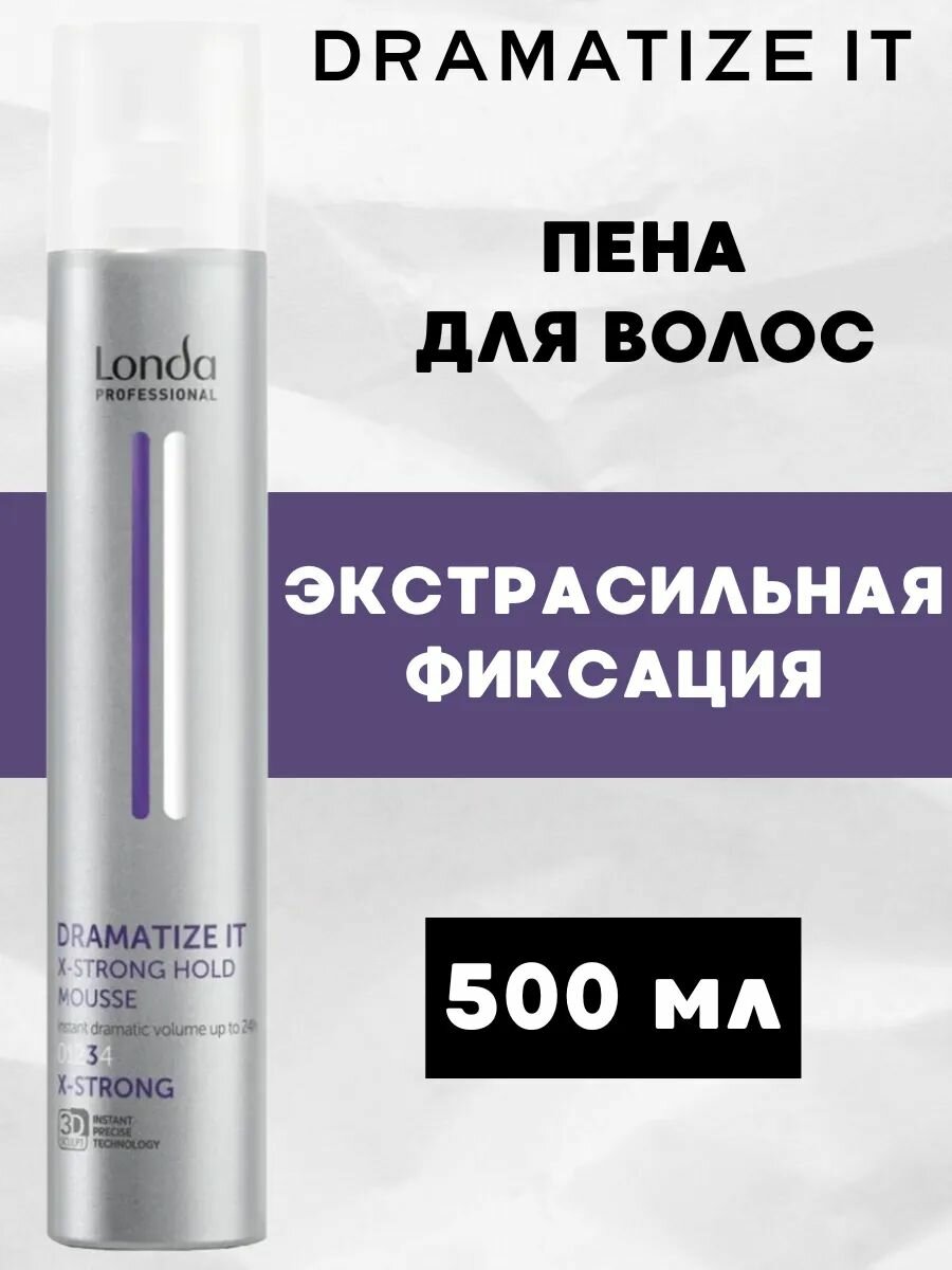 Пена экстрасильной фиксации Dramatize It, 500 мл