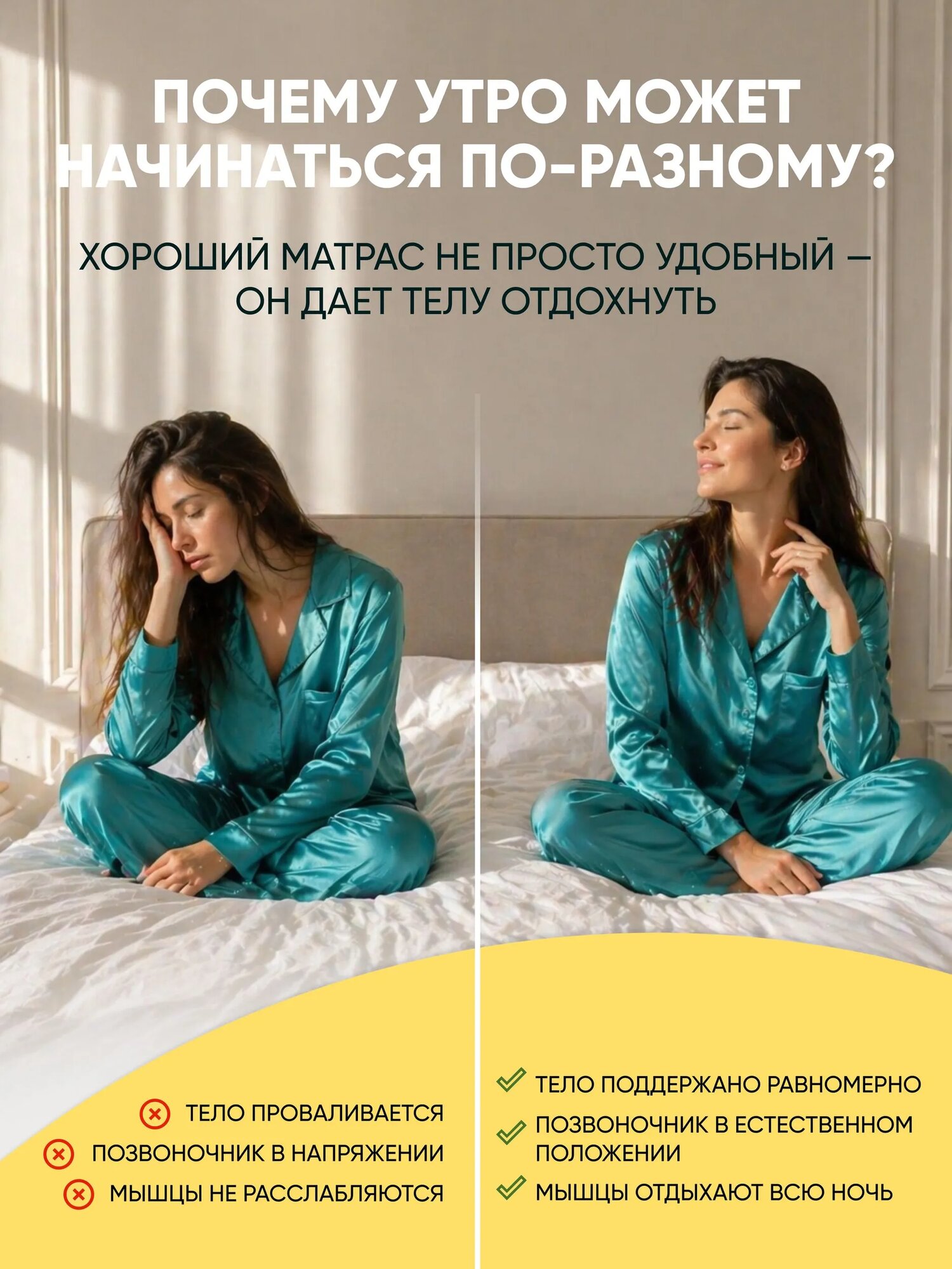 Матрас Askona / Аскона 120x200 Basic Easy Duo Side Ортопедический / Анатомический — фото 1