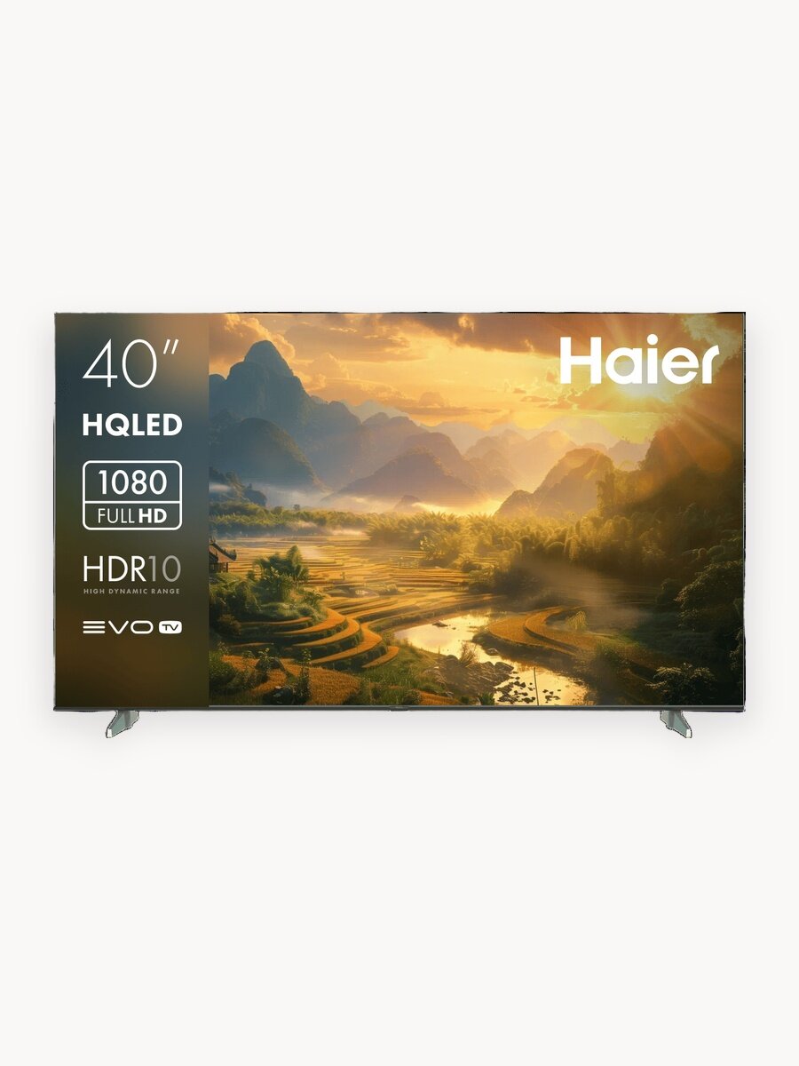 Телевизор Haier 40 D1 Smart TV Pro, Full HD, 1920 x 1080, Android TV, Direct LED, HQLED