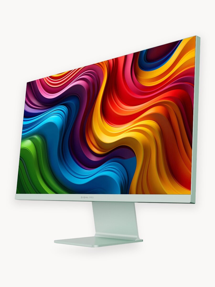 27" Монитор игровой DIGMA PRO Art L, 2560x1440, IPS, 165Гц, 1хHDMI, 1хDP, зеленый [dm27sp03]