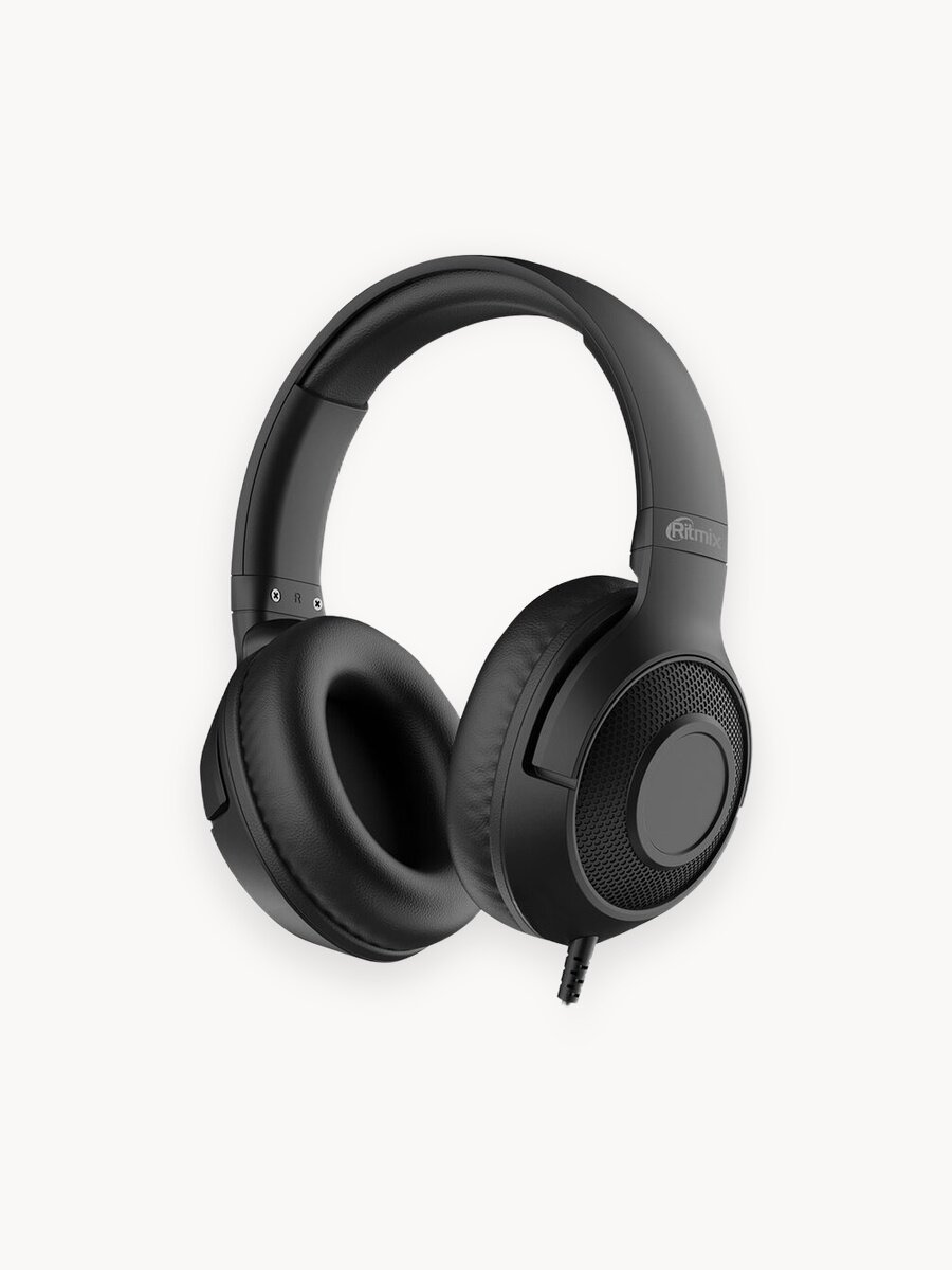 Накладные проводные стереонаушники закрытого типа RITMIX RH-544TV Black, закрытого типа, 5 м
