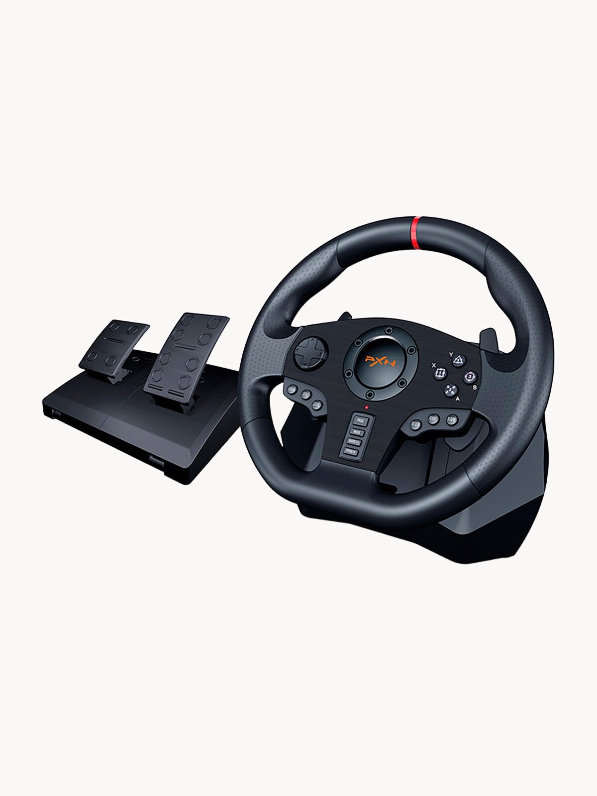 Игровой руль с педалями PXN V900 с вибрацией для PC, Xbox One/X/S, Playstation 3/4