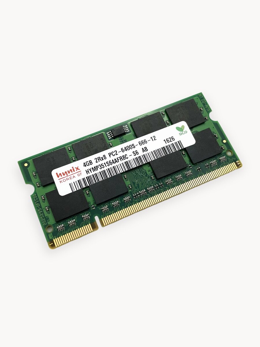 Оперативная память DDR2 4Gb 800 Mhz Hynix HYMP351S64AFR8C-S6 PC2-6400 So-Dimm для ноутбука