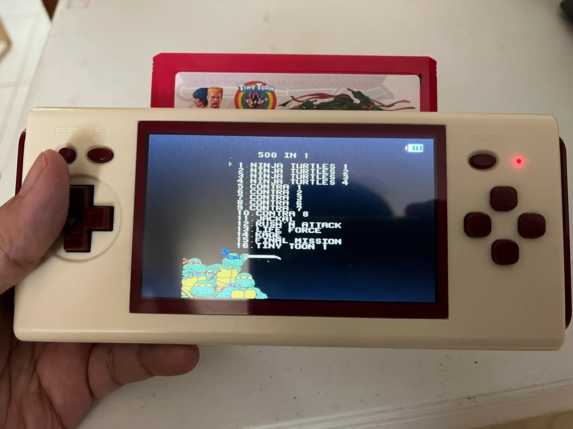OWLLON портативная игровая консоль с 112 играми желтого цвета