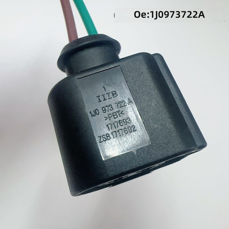 Запасной 2-контактный разъем автомобильной проводки 1J0973722A, 1 шт.