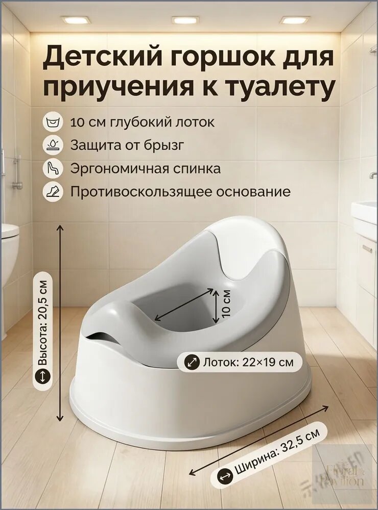 Детский унитаз для малышей от 1 до 5 лет с популярной защитой от прыжков, эргономичной спинкой и резервуаром н