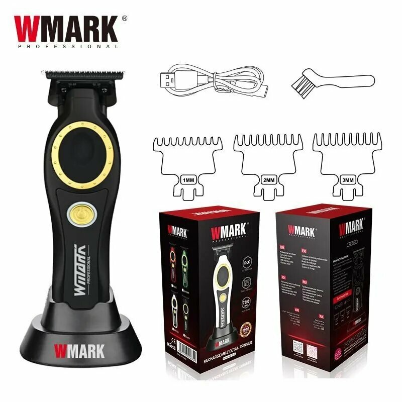 WMARK Машинка для стрижки 7230 7030, черный