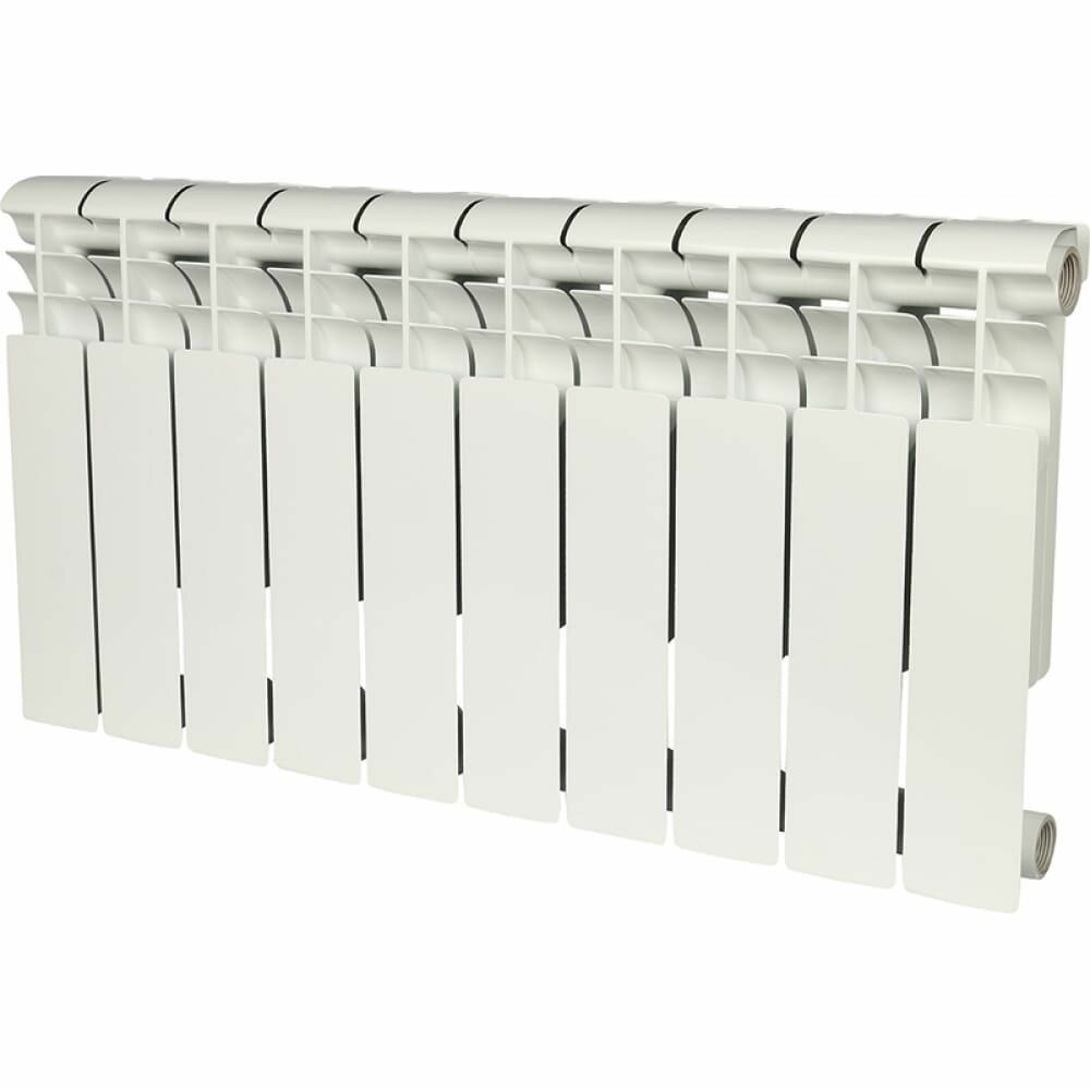 Биметаллический радиатор ROMMER Profi BM 350 BI350-80-80-130 10 секций RAL9016 86632