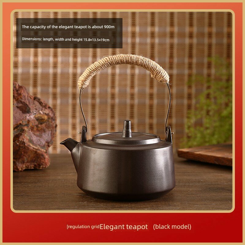 Чайник для заваривания чая в японском стиле, работающий на дровах, керамический чайник, специальный чайник для