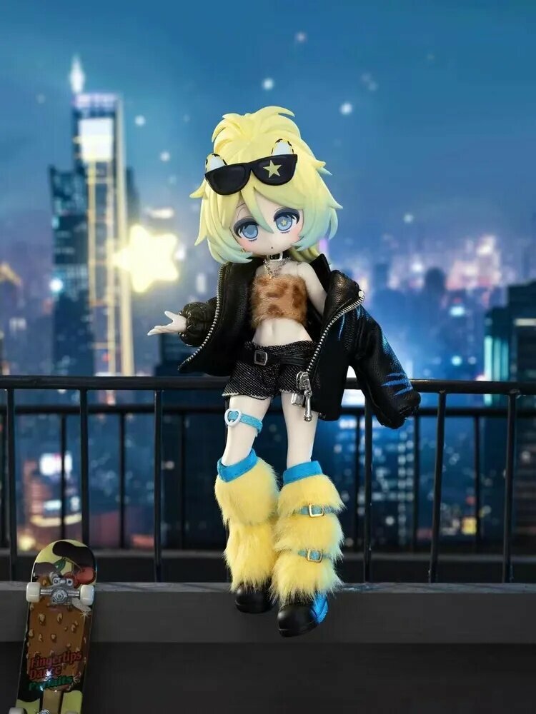 LEI-Doll Кукла BJD 1/12 шарнирная аниме с одеждой и аксессуарами. коллекционная. подарок для девочек