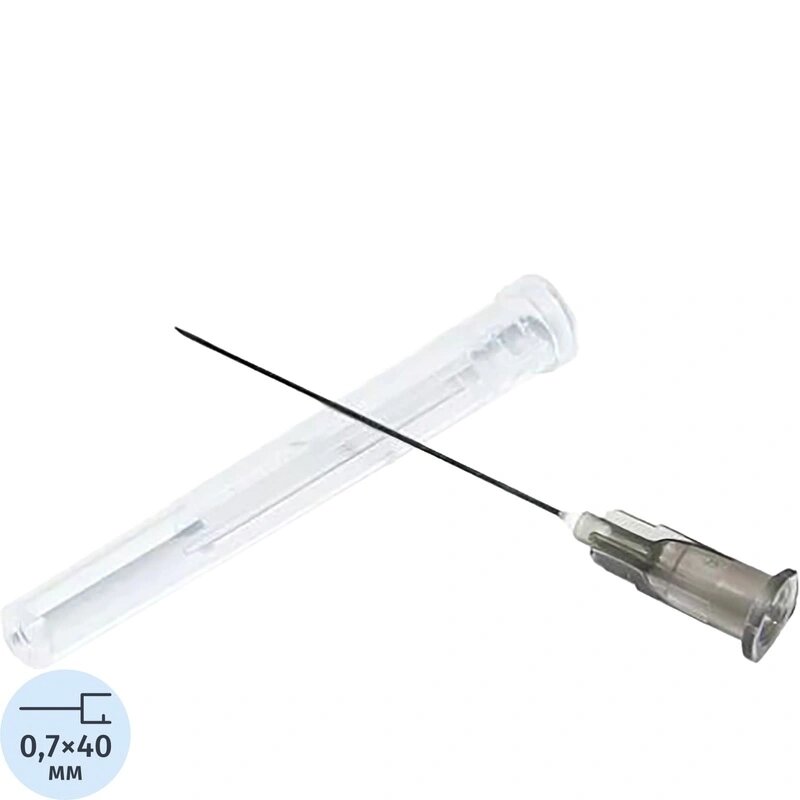 Игла инъекционная 22G (0,7х40 мм) VM 100шт/уп