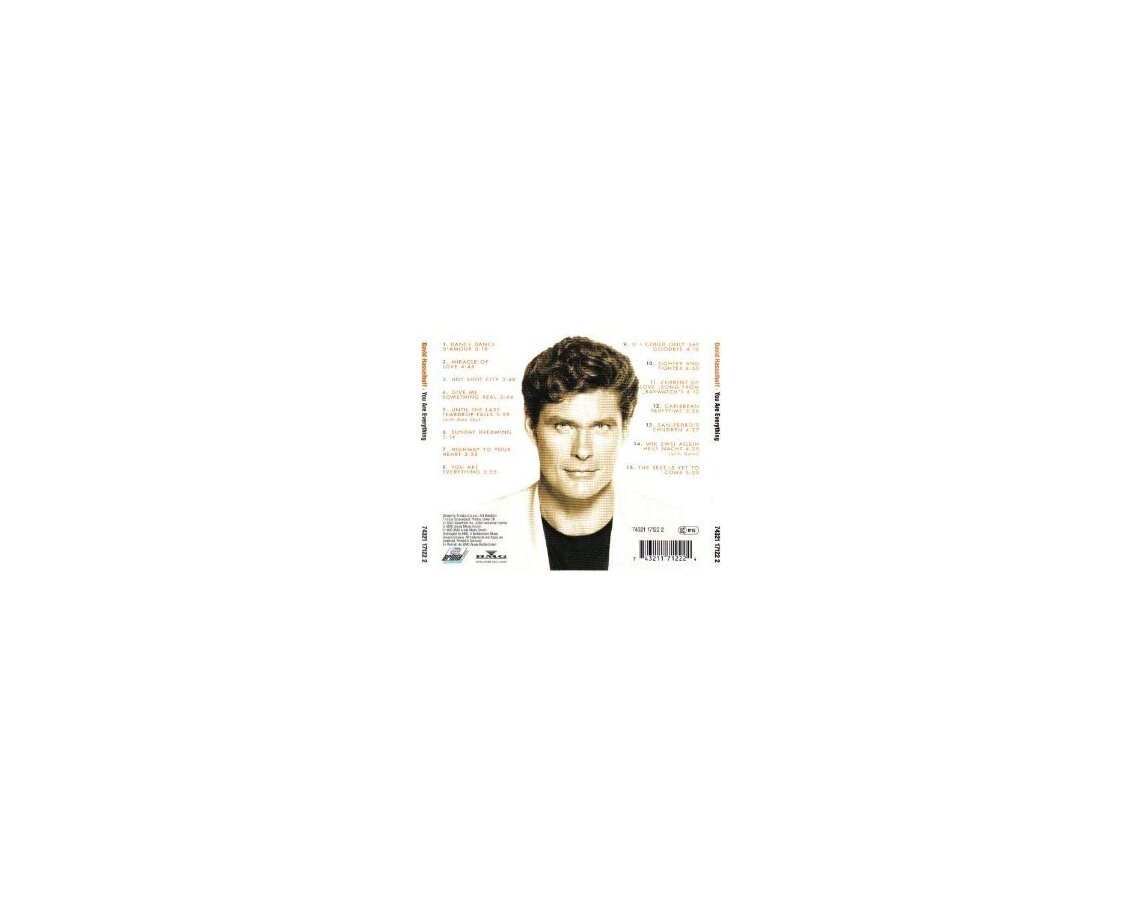 Диск David Hasselhoff: You are everything (1 CD)