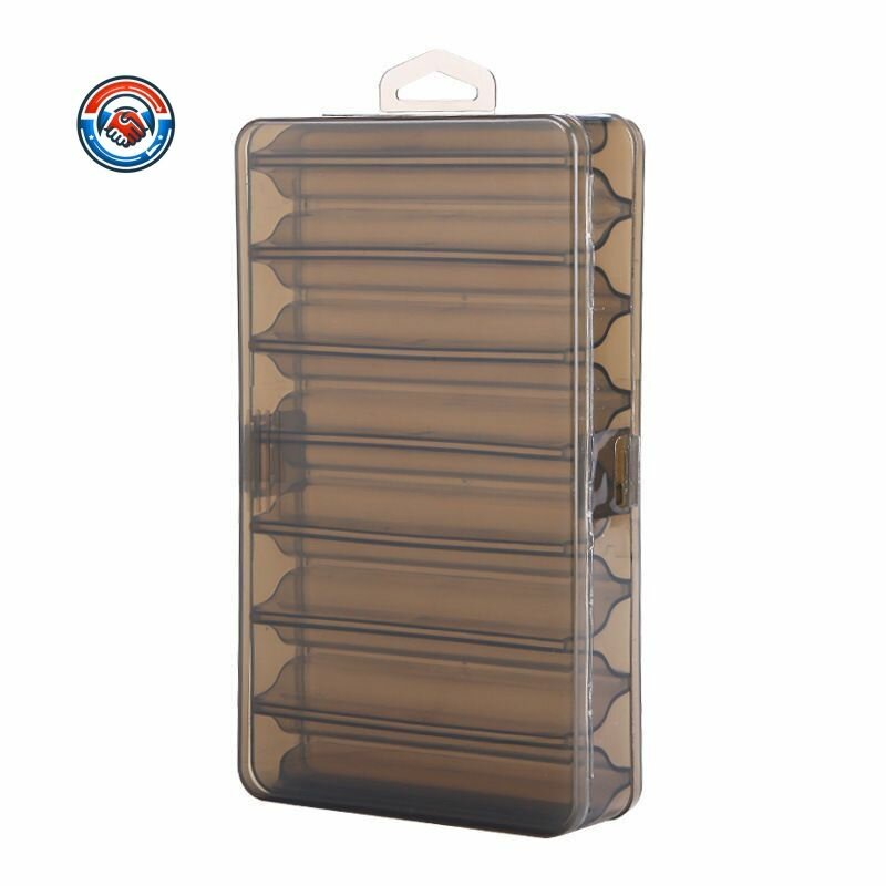 Универсальный рыболовный органайзер для хранения снастей, ящик с отделениями для катушек, крючков, приманок и мелочей, компактный кейс для рыбалки и туризма