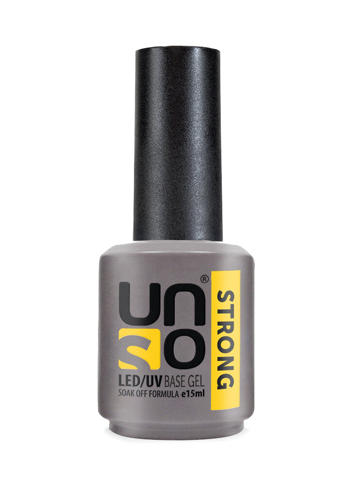 Базовое покрытие UNO Strong Base, для гель-лаков, прозрачное, 16мл
