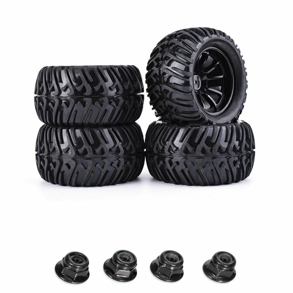 4Pcs Улучшенные колеса для RC 1/10 HSP 4WD, - колеса с 10 отверстиями