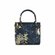 Сумка CHARLES & KEITH, фактура пэчворк, темно-синий