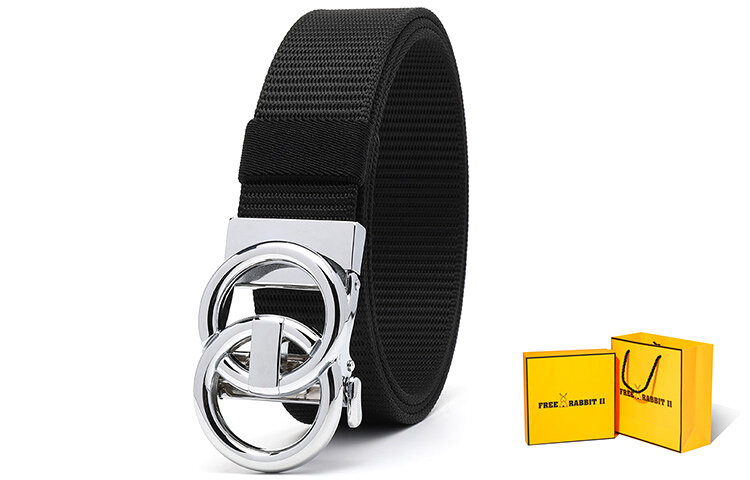 FREE RABBITⅡ Outdoor Tactical Nylon Pants Belt With Automatic Buckle Leather Belts Men's 120cm