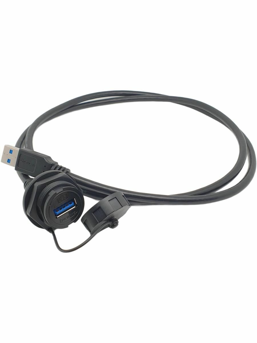 CNLINKO USB3.0 вилка + розетка, кабель 1 м, IP67