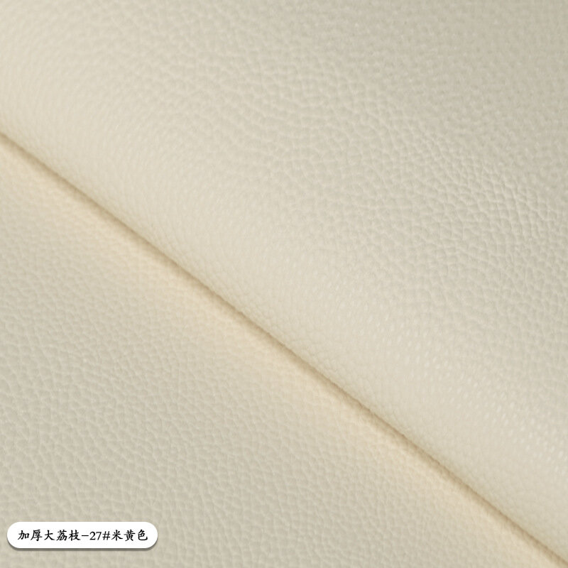 Утолщенная большая ткань из искусственной кожи с текстурой личи, мягкая кожа для диванов, материал для обуви, имитация искусственной кожи от фабрики