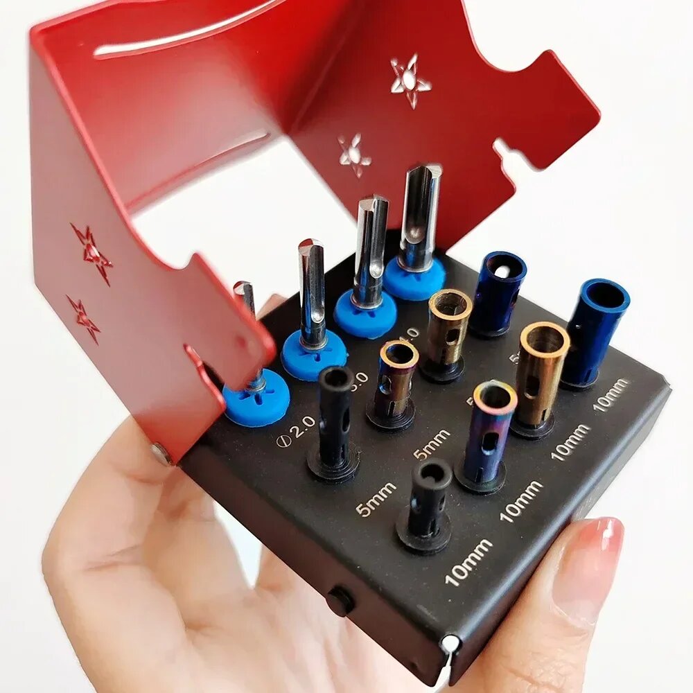 12 шт./компл, набор для сбора зубных автологических костей, кольцо для извлечения костей, дрель для сбора позиционирования, дрель, набор инструментов для зубного имплантата