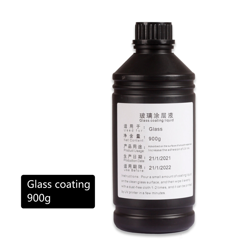 900 г акрилового стекла с металлическим УФ-покрытием, жидкость для увеличения адгезии УФ-чернил на поверхности гладких материалов для УФ-принтеров
