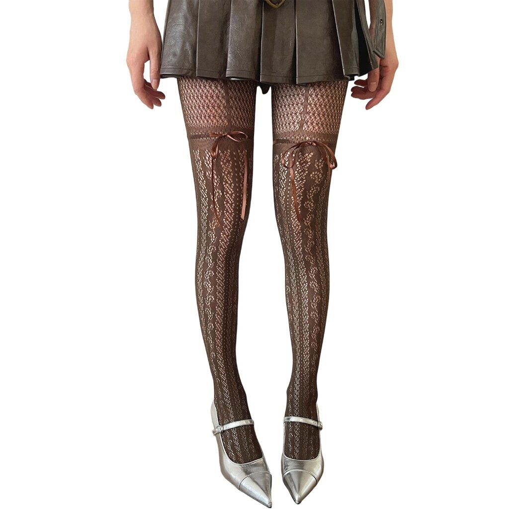 Чулки до бедра, колготки с подвязками, колготки с поясом, прозрачные сетчатые колготки
