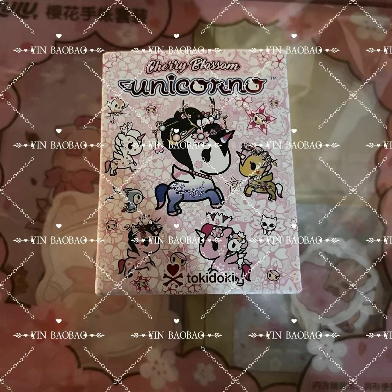 Фигурка-единорог Blind Box Tokidoki Unicorno Cherry Blossom, коллекционная игрушка