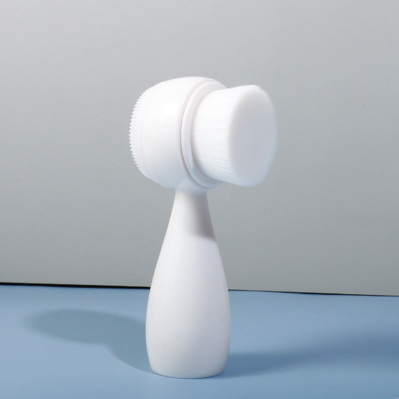 Мягкая щетина ручная щетка для очищения лица силиконовая щетка для умывания инструмент для очищения лица инструмент для макияжа ручка из ABS