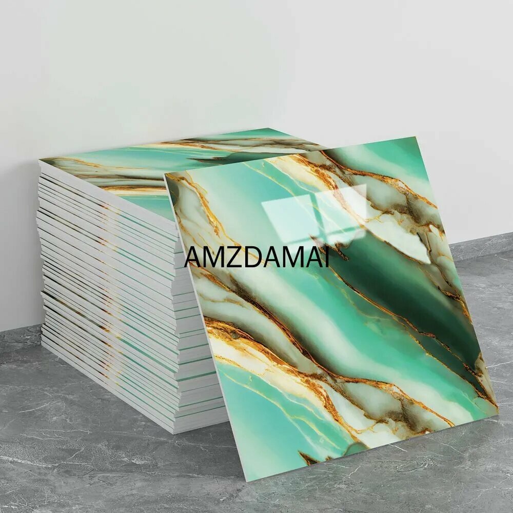 Самоклеящиеся стеновые панели с эффектом мрамора, панель ПЭТ 30х30 см, огнестойкие водостойкие и быстрый монтаж, для кухни, ванной, акцентных стен