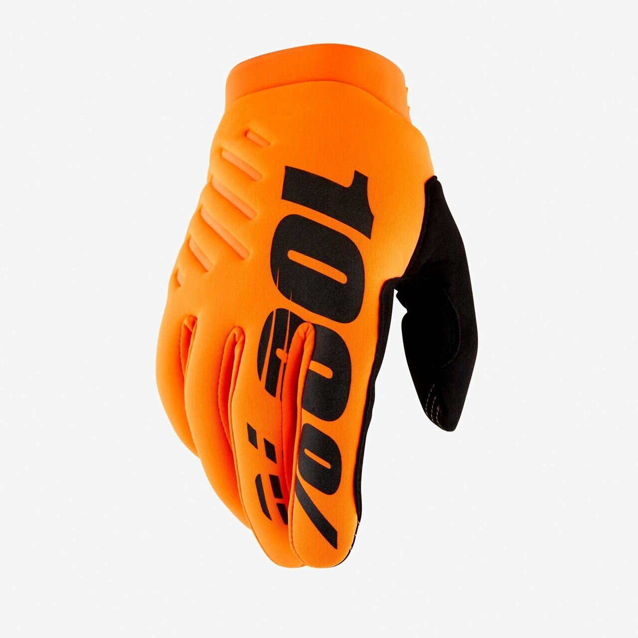Мотоперчатки 100% Brisker (Fluo Orange/Black, L, 2025 (10003-00012))