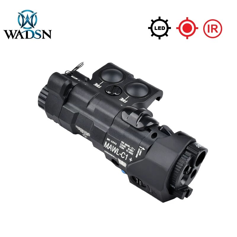 WADSN MAWL-C1 красный, зеленый и синий лазерный нейлоновый индикатор ИК-лазерный инфракрасный светодиодный фонарик