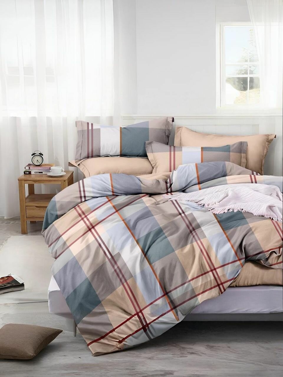 Постельное бельё поплин 2 спальное - "Орисса"