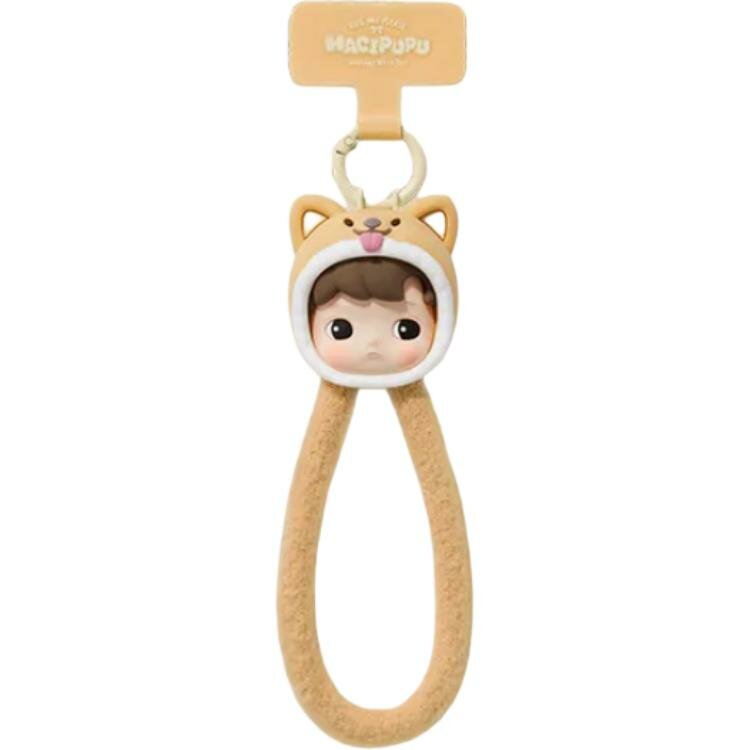 Брелок унисекс POP MART HACIPUPU Animal Snuggling Collection Confirmed-Lucky Shiba Inu (Open)