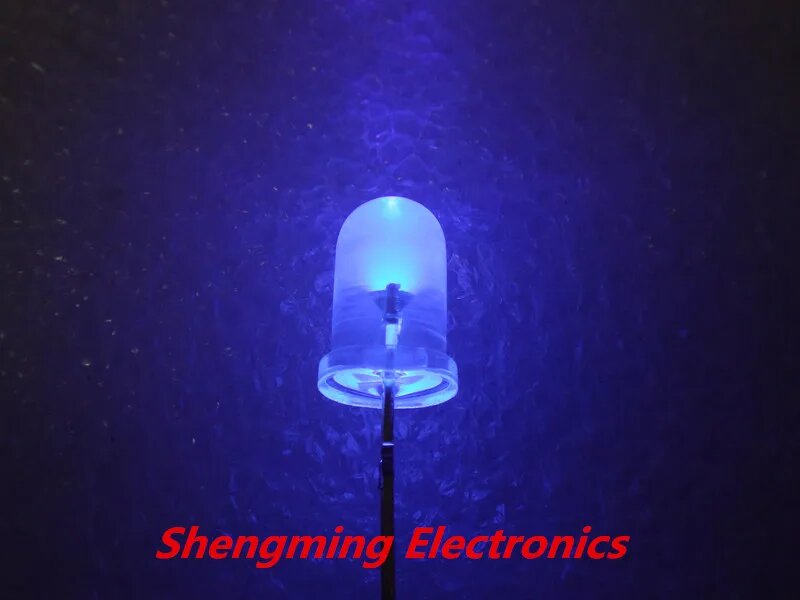 100 шт. ультрафиолетовая Светодиодная лампа 5 мм мкд, фиолетовая суперъярсветильник