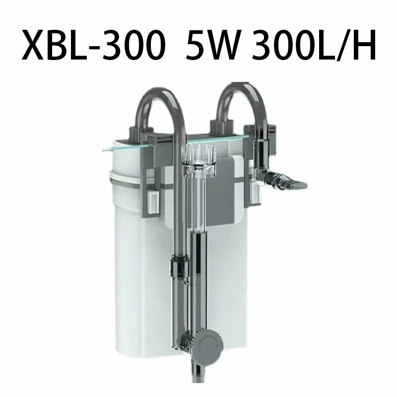 Настенный фильтр, SUNSUN XBL-300 5W 300Л/ч, вход для воды с обезжиривающей пленкой, подходит для аквариума объемом 80-100 литров