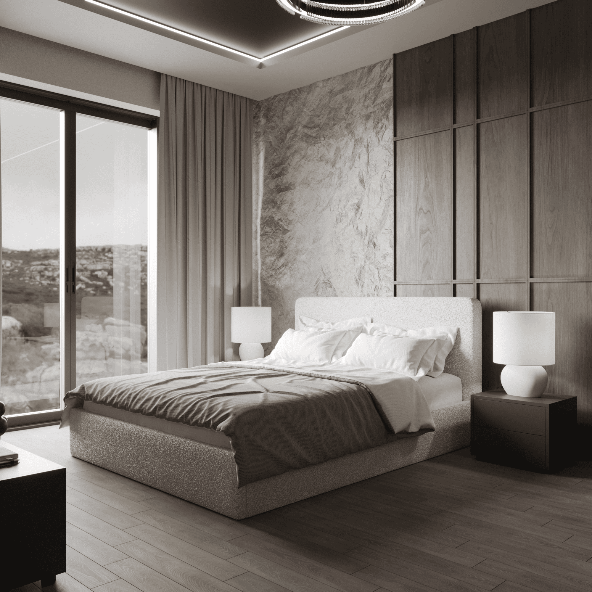 Кровать Айсберг 160х190, мягкое изголовья , дизайн решения , минимализм , комфорт, уют