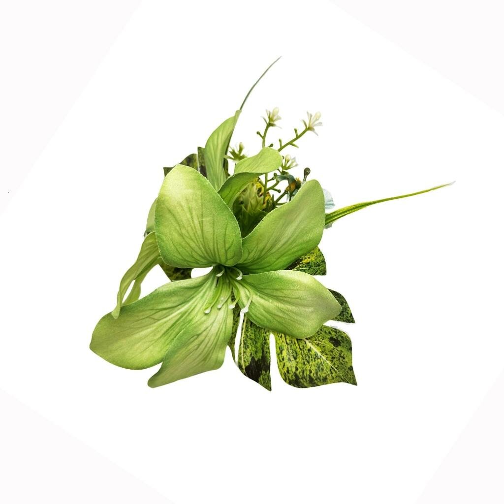 Элегантный аксессуар для волос в виде искусственных лилий, заколка в виде цветка для свадеб, вечеринок