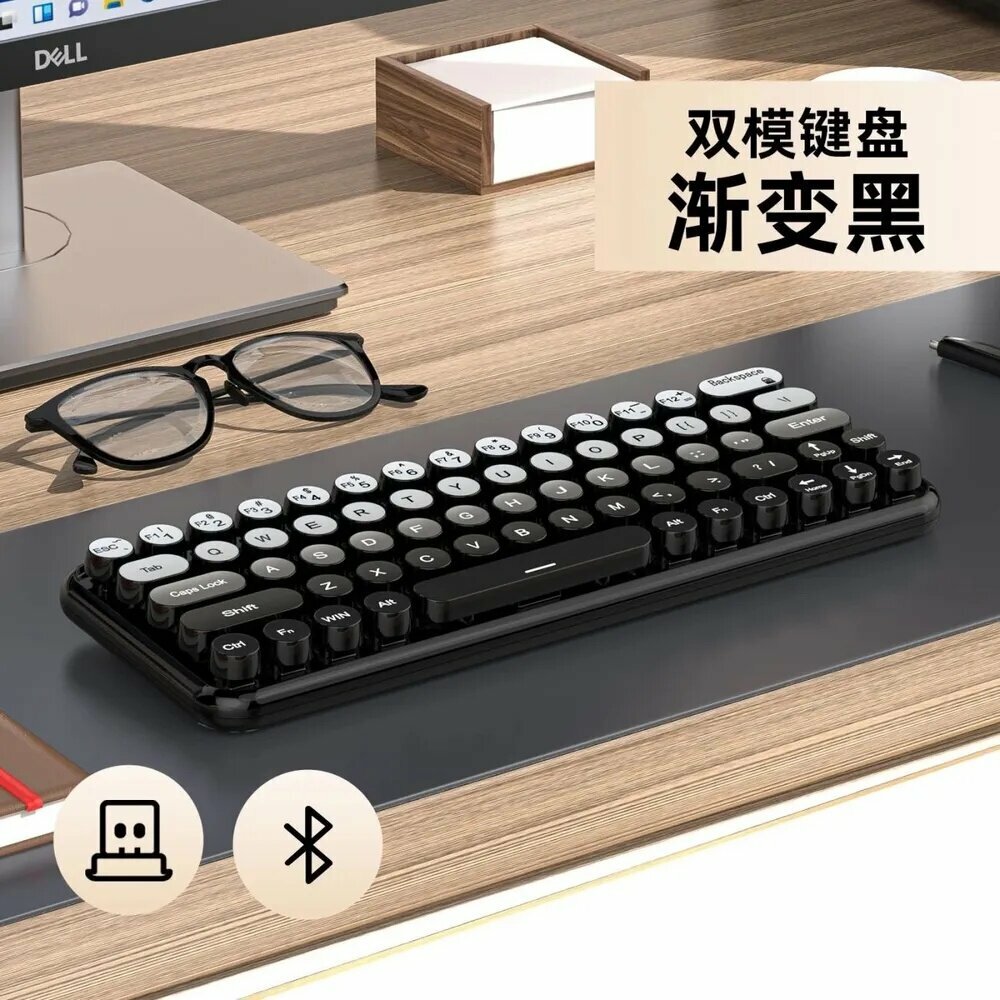 Игровая клавиатура проводная , (Cherry MX Brown), Английская раскладка, черный, серый