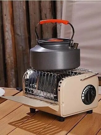 Газовый обогреватель, инфракрасный, уличный, 1200Вт, с подстаканником