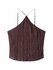Топ Staud Crinkled top, размер M, brown